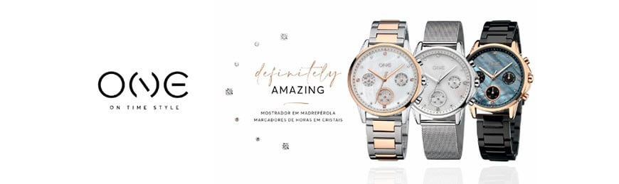 RELÓGIO ONE AMAZING OURO ROSA - Jorge Ourivesaria